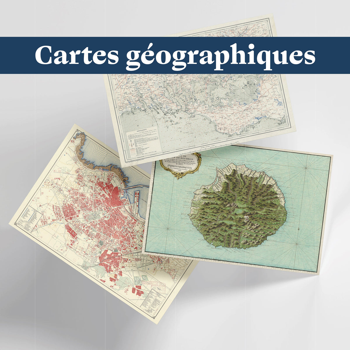 Cartes géographiques anciennes & vintage | Collection Cartopolo